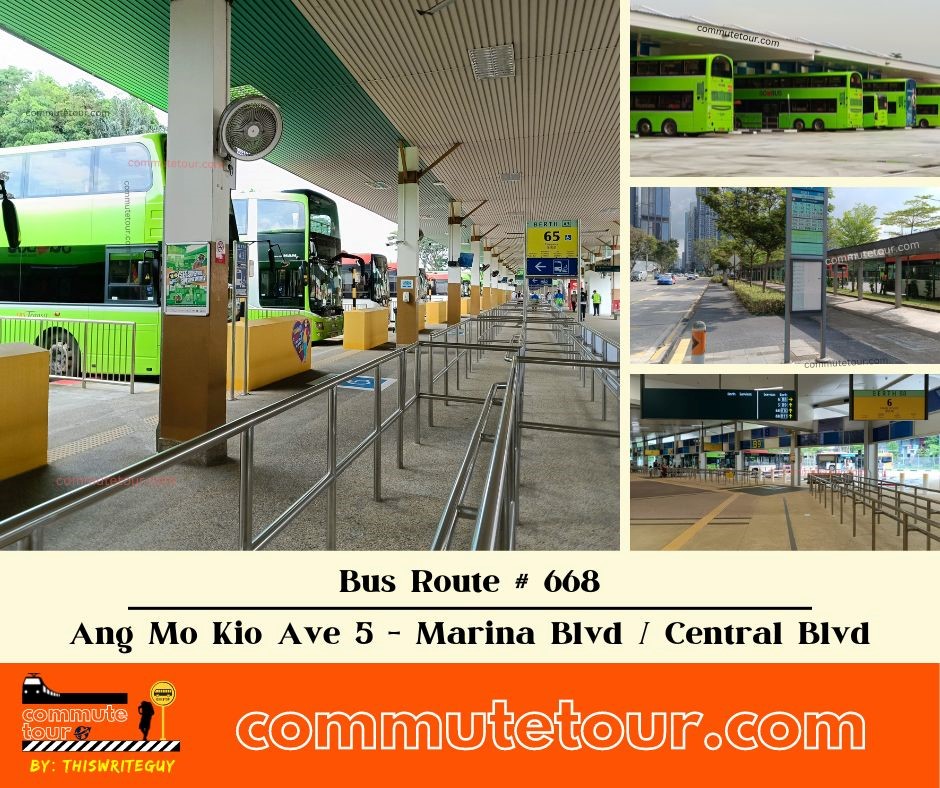 Bus 668 Route Map, Schedule and Bus Stops | Singapore