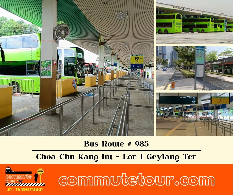 Bus 985 Route Map, Schedule and Bus Stops | Singapore
